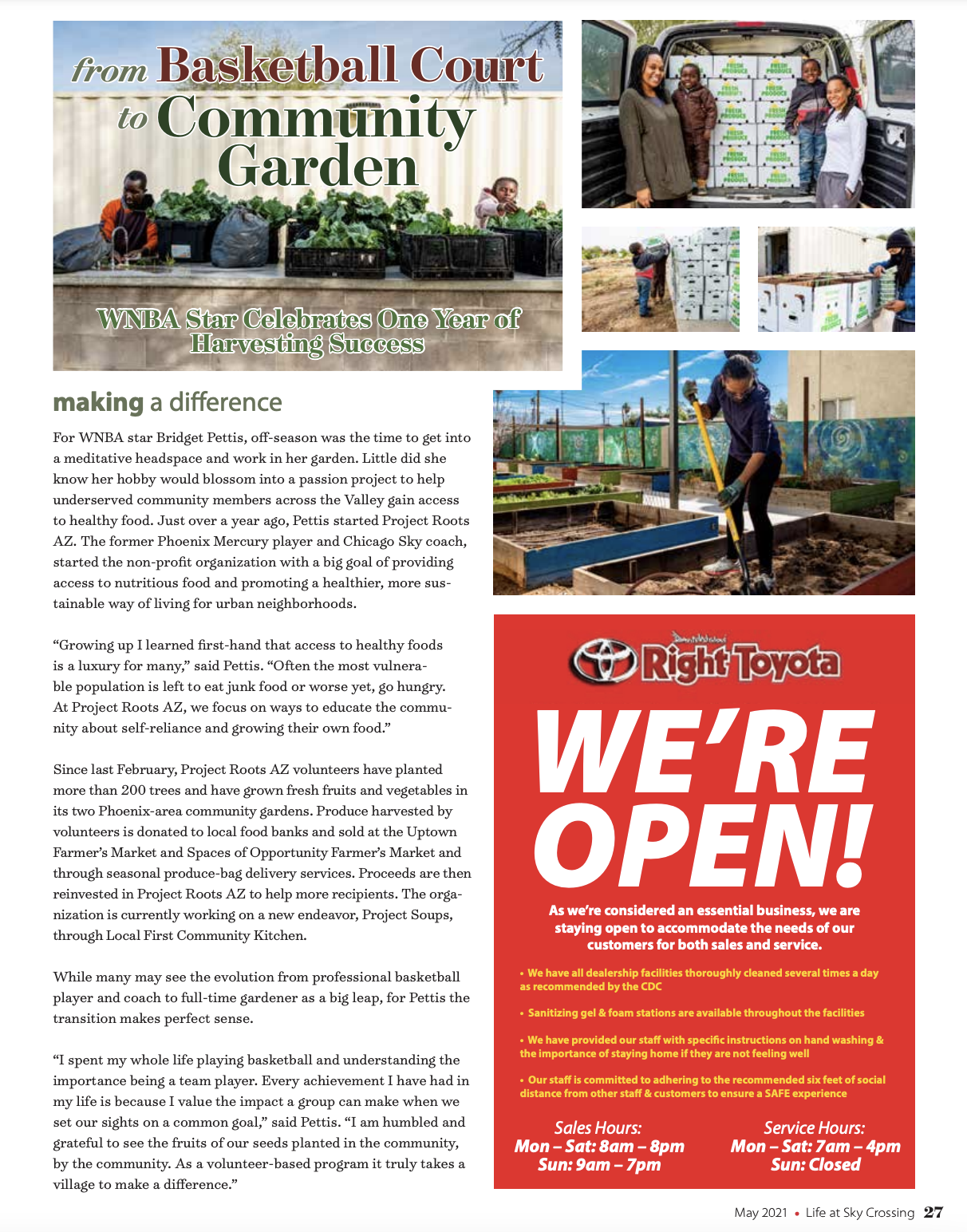 MEDIA — PROJECT ROOTS