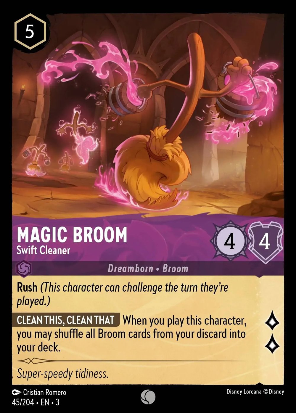 The Magic Broom Deck Looks Good In Ursula’s Return — Joseph Writer Anderson