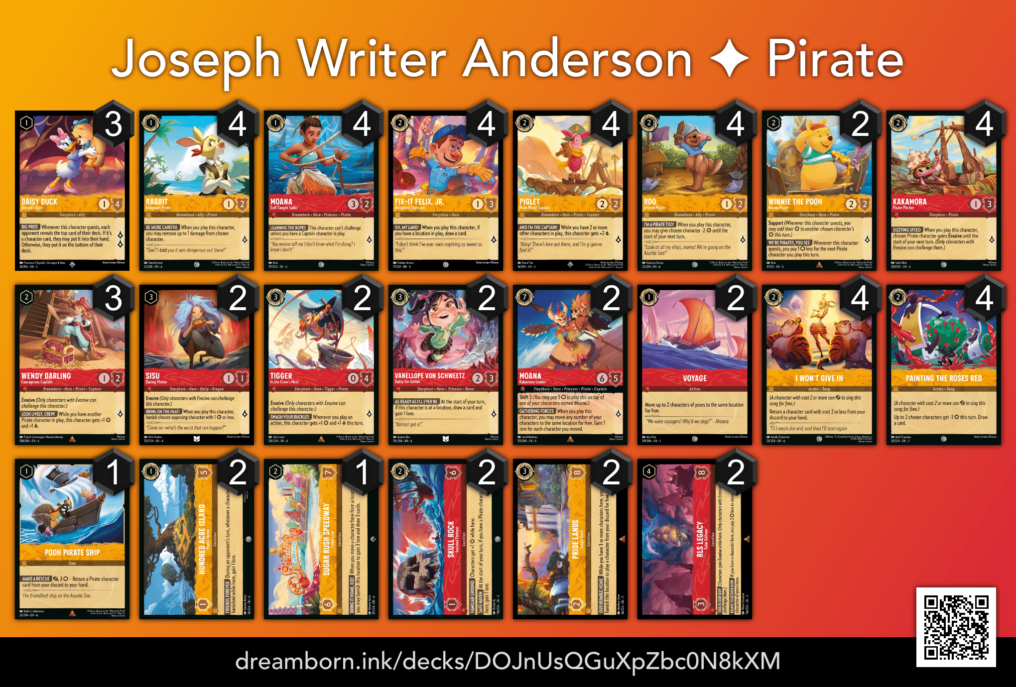 How to Upgrade and Play Amber/Ruby Pirate Lorcana Starter Deck — Joseph ...