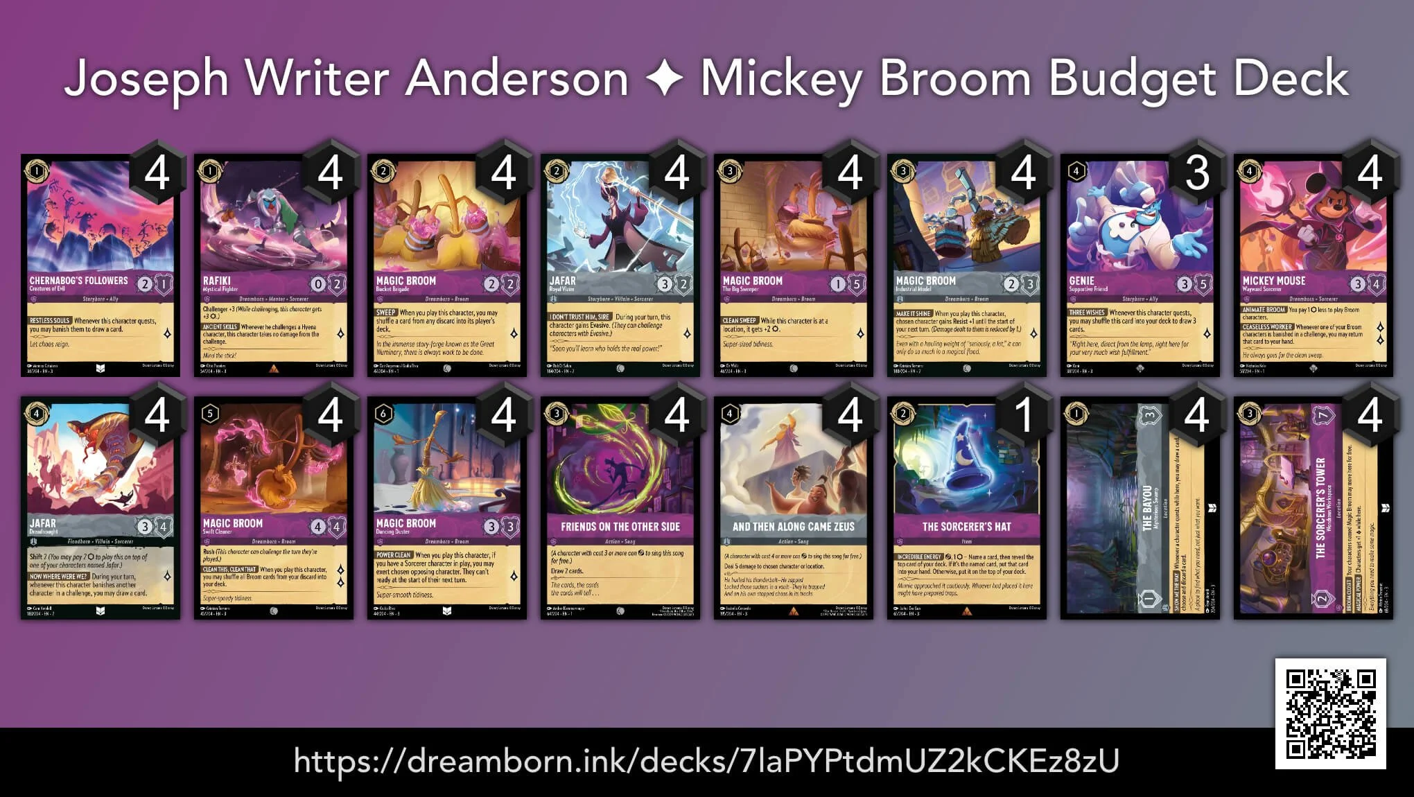 8 Competitive Lorcana Budget Decks To Try — Joseph Writer Anderson