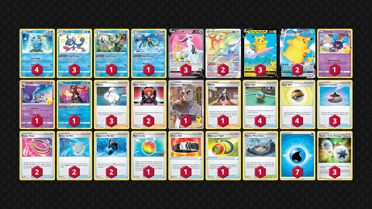 Surfing Pikachu VMAX with Arceus VSTAR Deck — Joseph Writer Anderson
