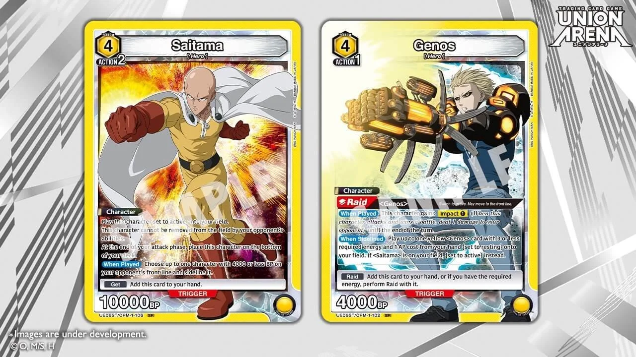 UNION ARENA: One Punch Man Spoilers, Products, Rare Battle — Joseph ...