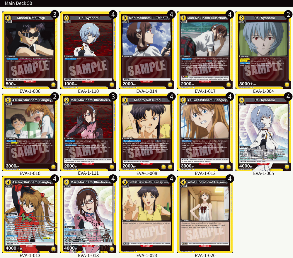 UNION ARENA: Every Evangelion Deck, Ranked — Joseph Writer Anderson