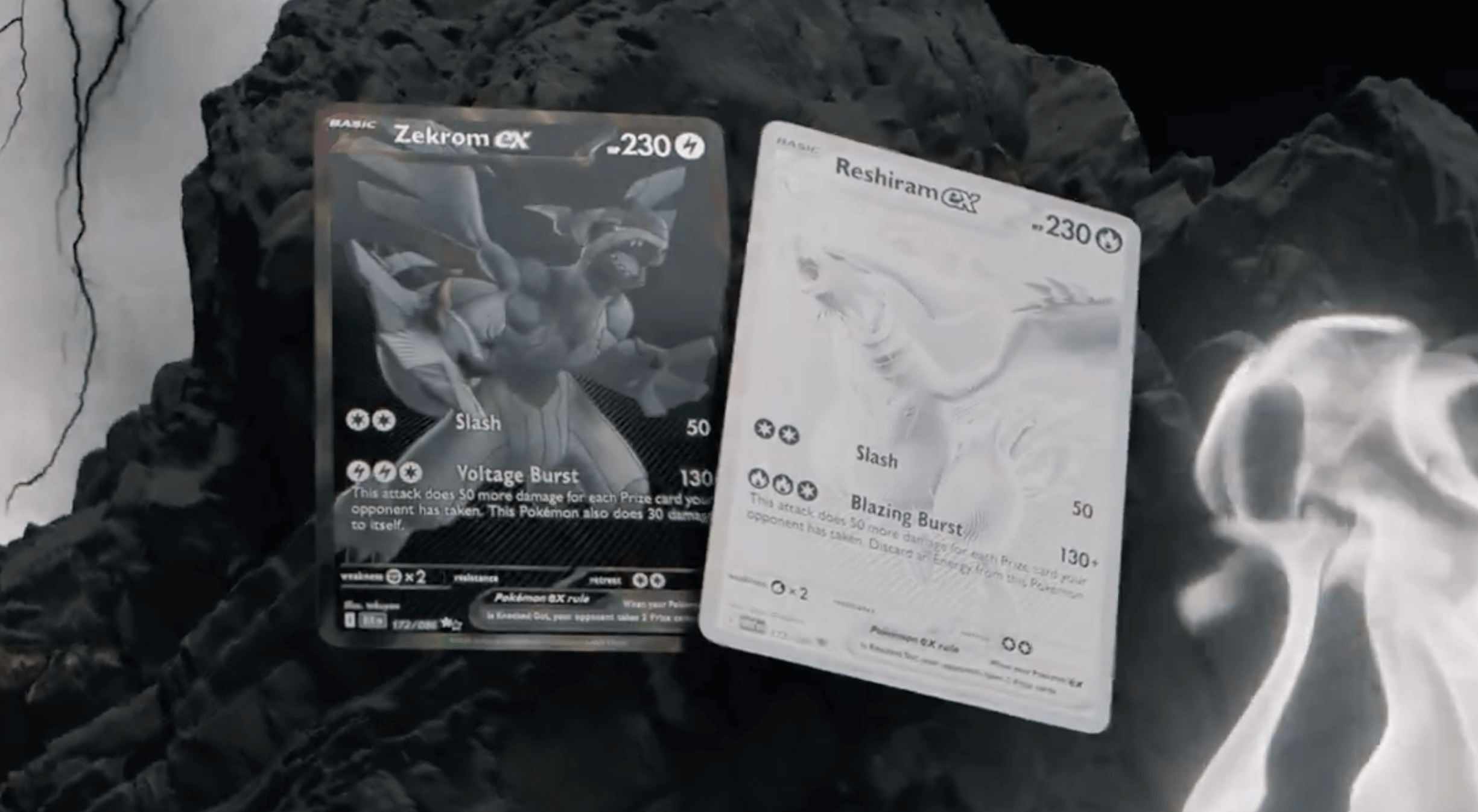 Zekrom ex and Reshiram ex “Black White” Rare Cards Revealed in English ...