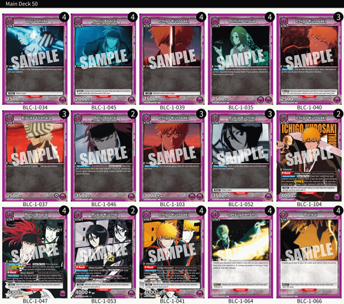 UNION ARENA: BLEACH Purple Deck List and Guide — Joseph Writer Anderson