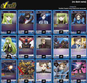UNION ARENA: Every Code Geass Vol. 2 Deck, Ranked — Joseph Writer Anderson