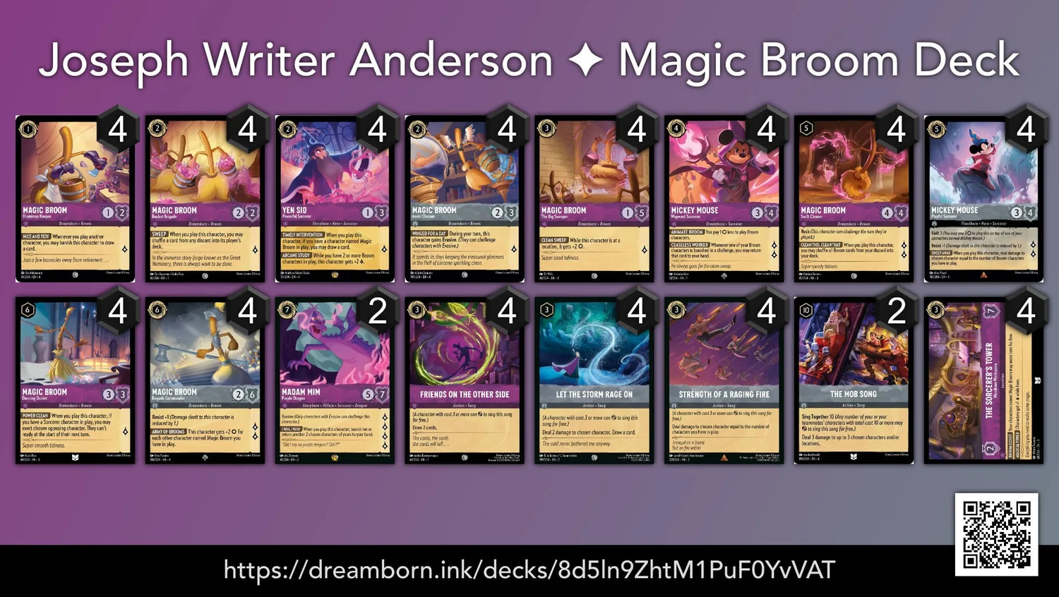 The Magic Broom Deck Looks Good In Ursula’s Return — Joseph Writer Anderson