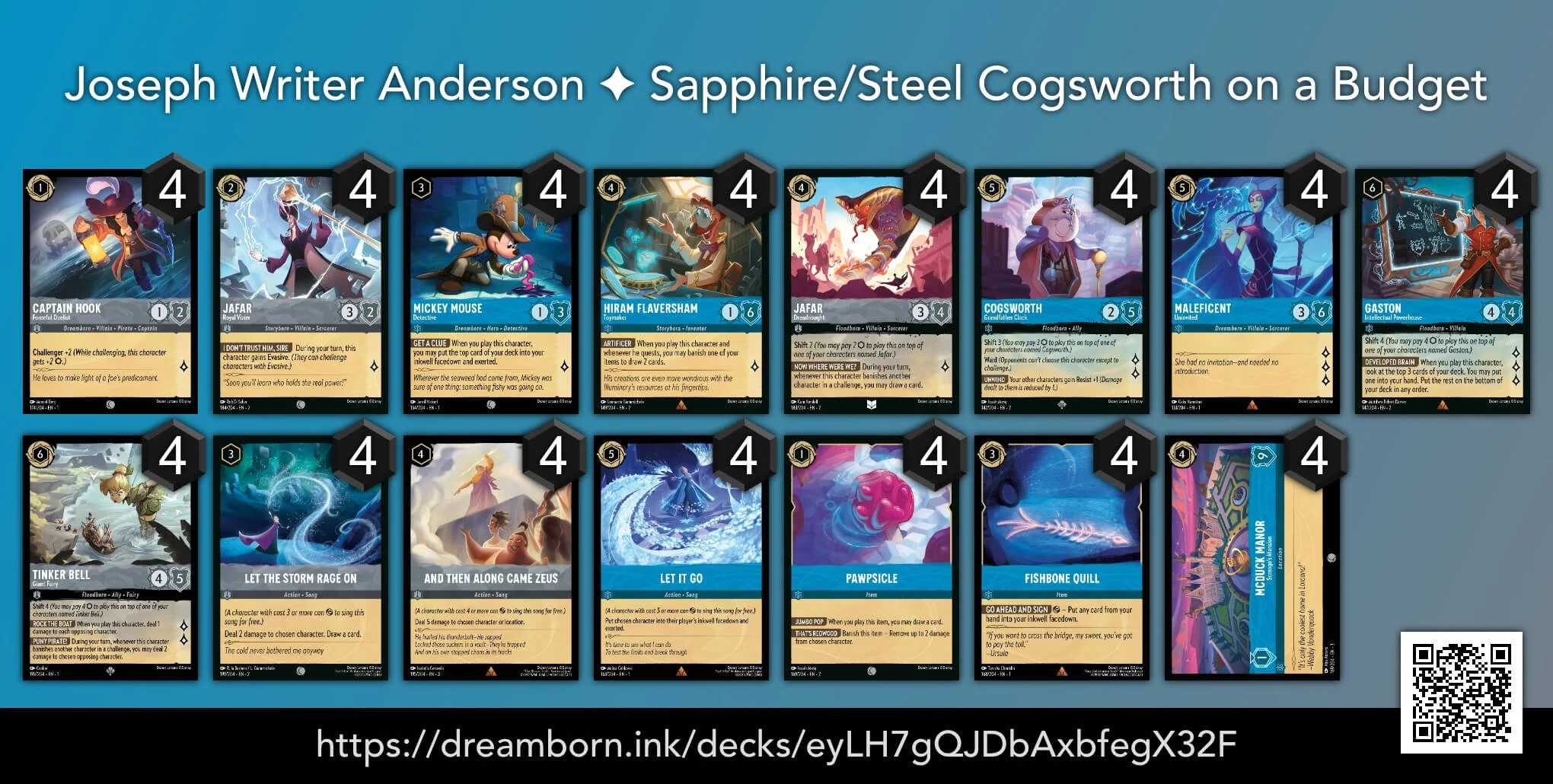 8 Competitive Lorcana Budget Decks To Try — Joseph Writer Anderson