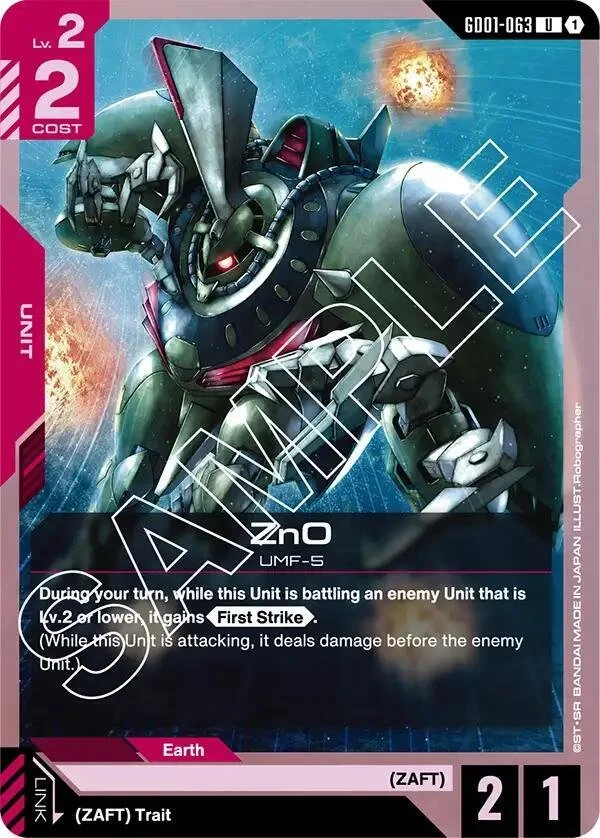 Gundam Red/White ZAFT Deck List and Guide — Joseph Writer Anderson
