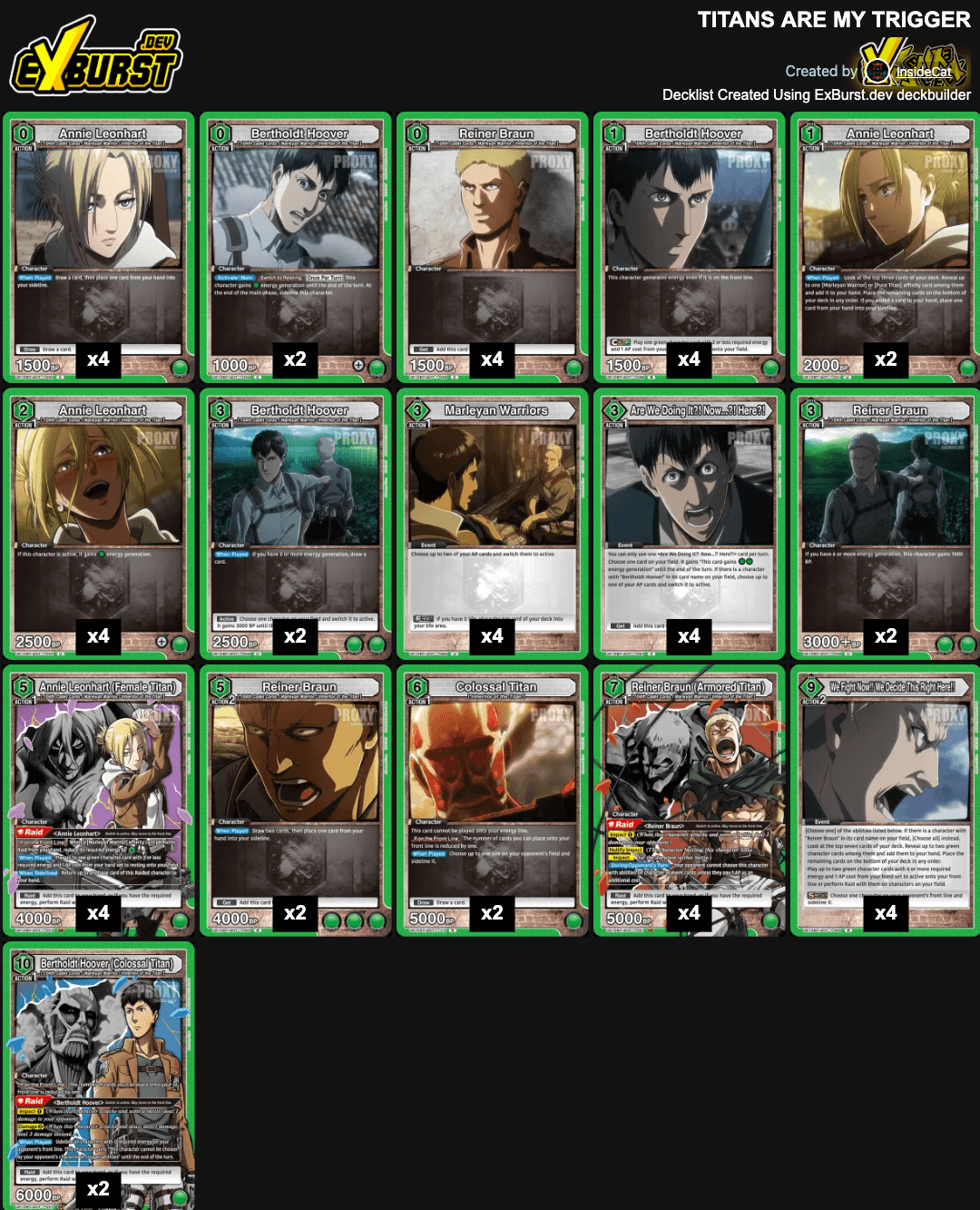 UNION ARENA: Every Attack on Titan Deck, Ranked — Joseph Writer Anderson
