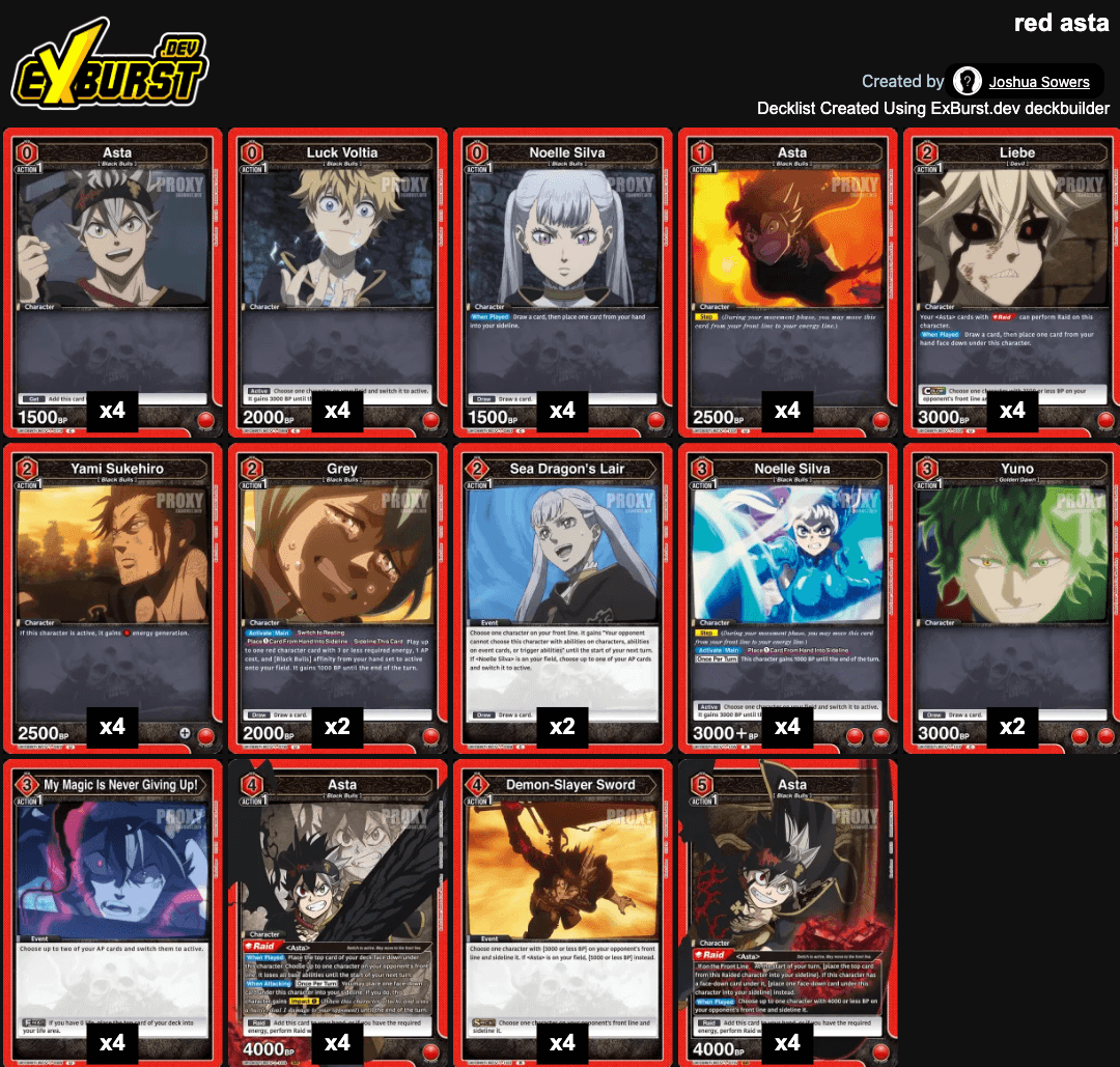 UNION ARENA: Every Black Clover Deck, Ranked — Joseph Writer Anderson