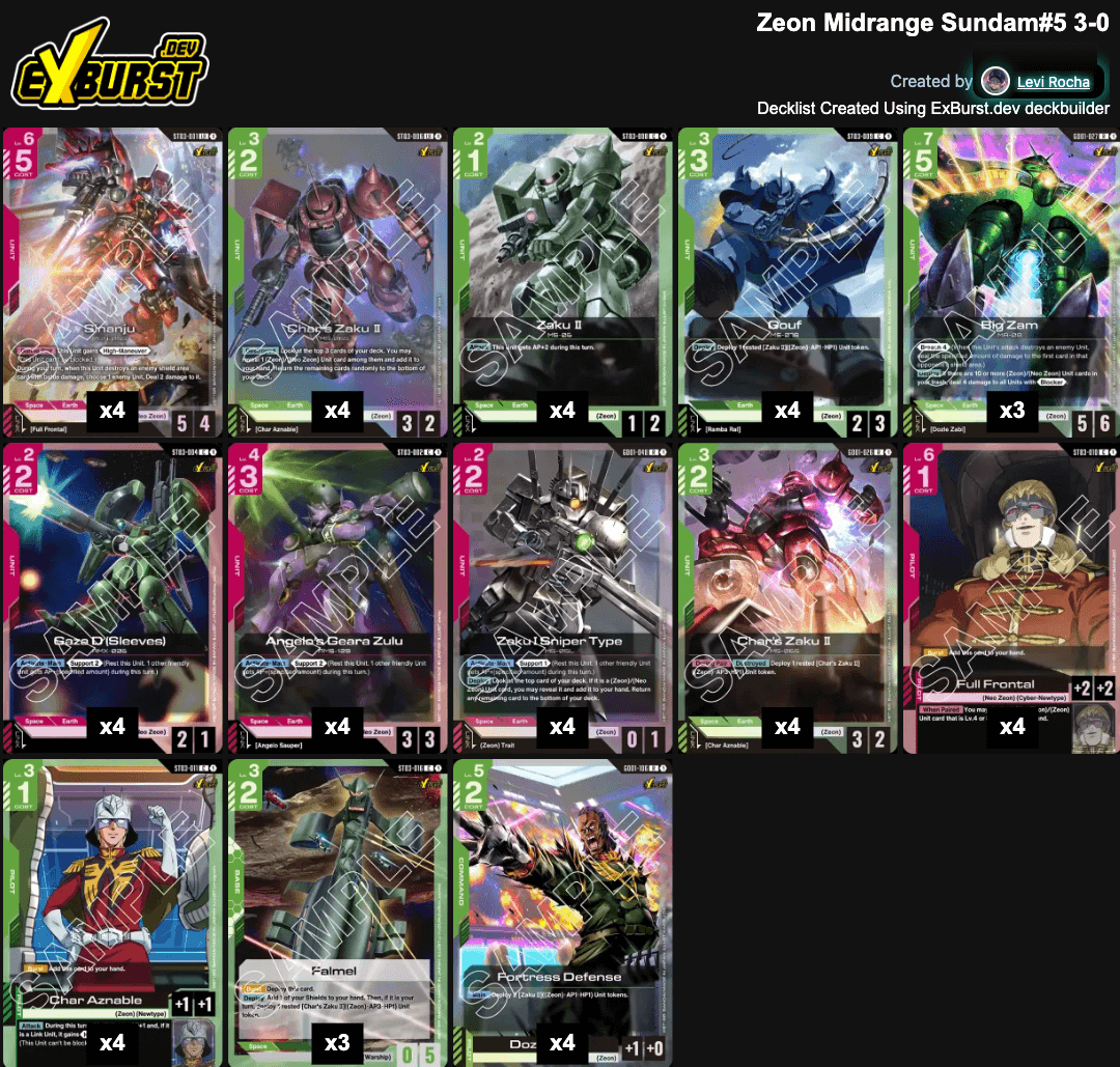 The Best Gundam Card Game Decks Right Now — Joseph Writer Anderson