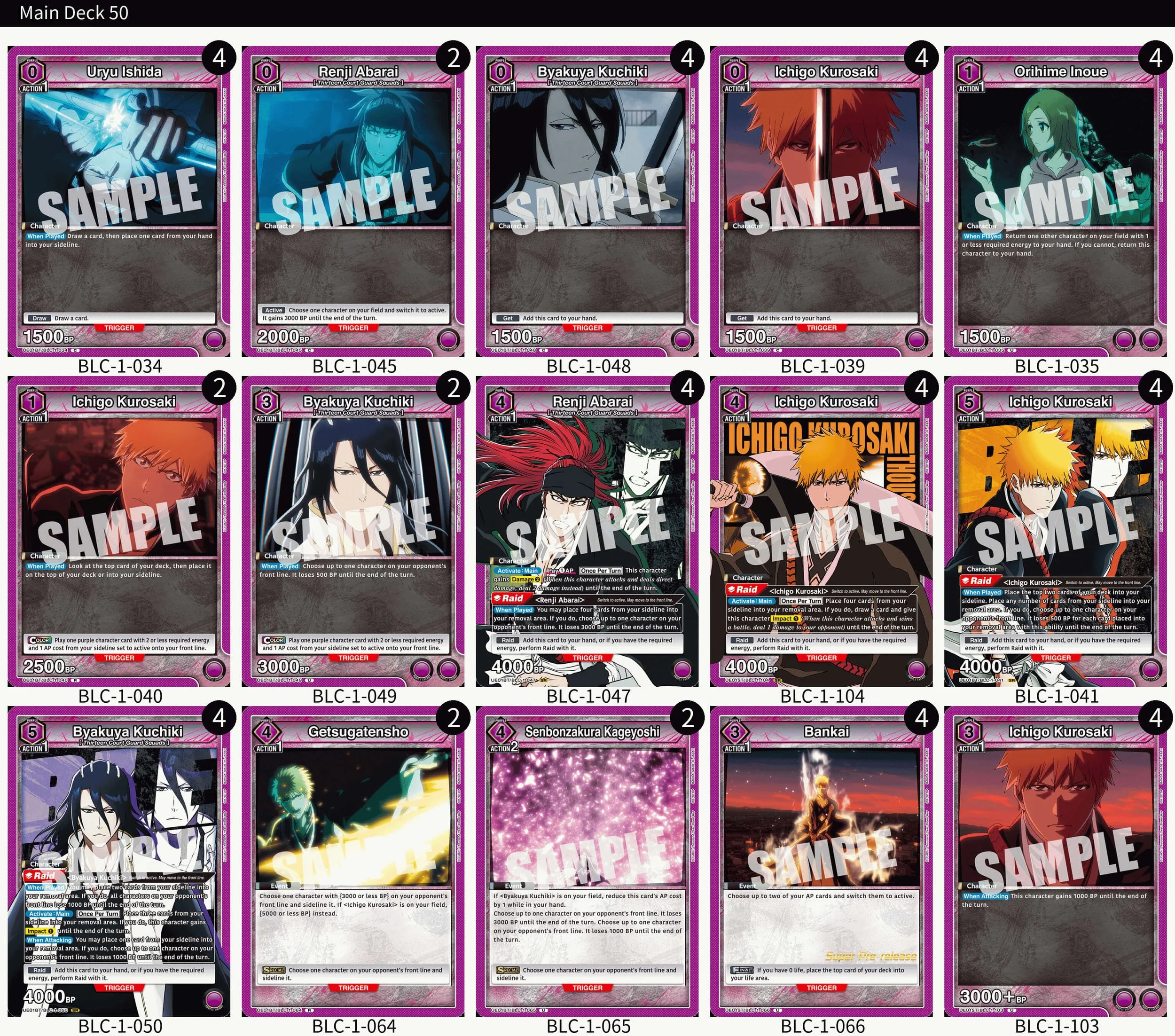 JWA #3: BLEACH Purple Byakuya Full Removal Deck — Joseph Writer Anderson