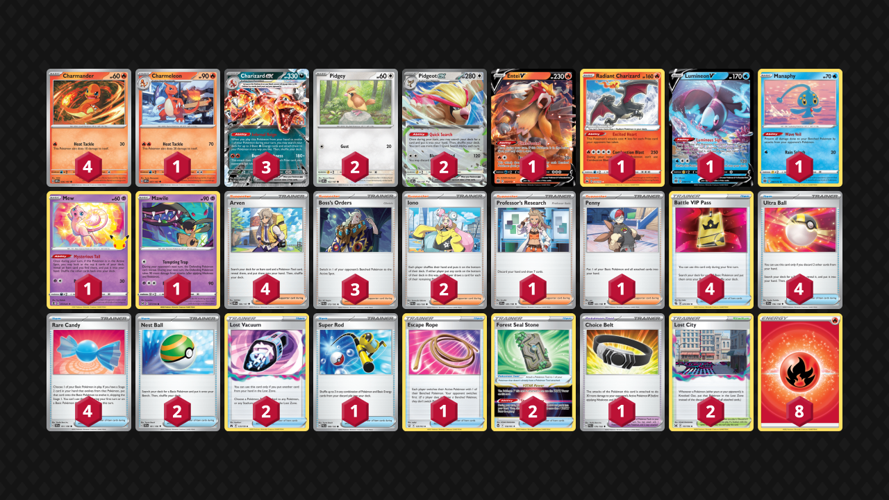 1st Place Charizard ex Deck List and Guide – 2023 — Joseph Writer Anderson