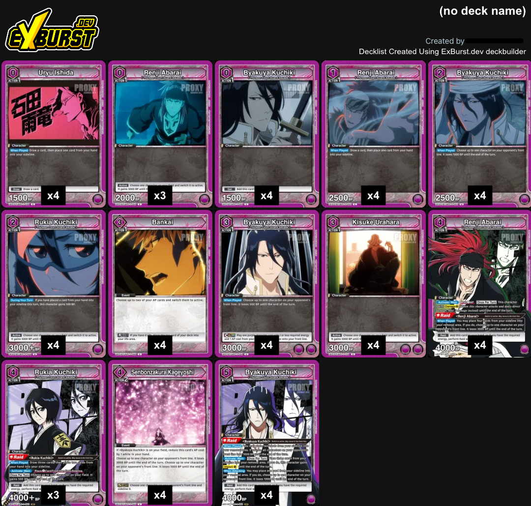 Building BLEACH Purple Vol 2 Without Zero-Cost Rukia — Joseph Writer ...