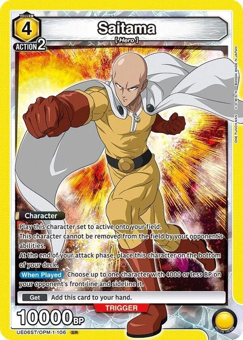 UNION ARENA: Yellow Saitama One Punch Man Deck — Joseph Writer Anderson