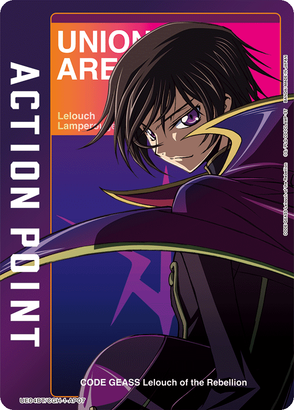 UNION ARENA: You Need These Code Geass Action Points — Joseph Writer ...