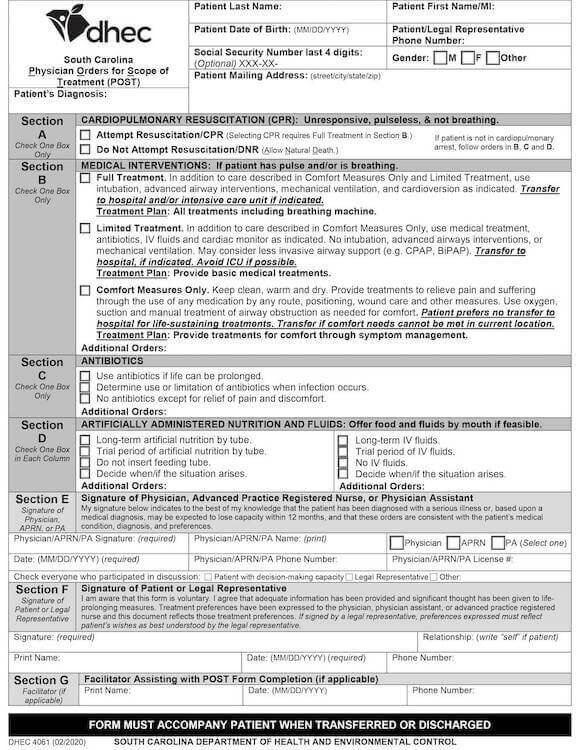 SC POST — My Life My Choices