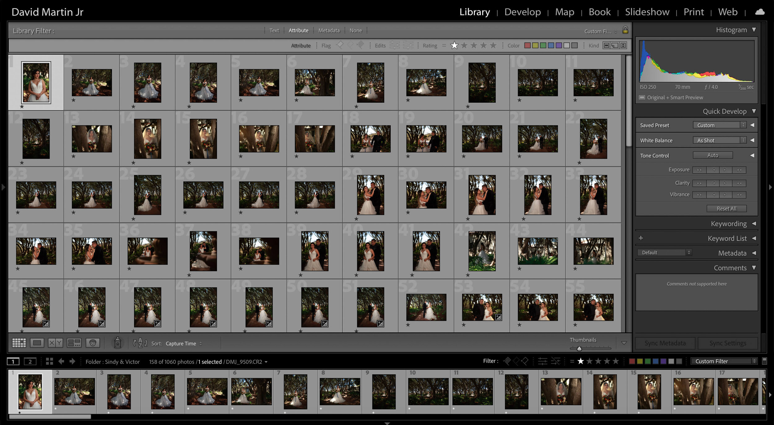 Wedding Photography Editing Process — David Martin Jr Photography