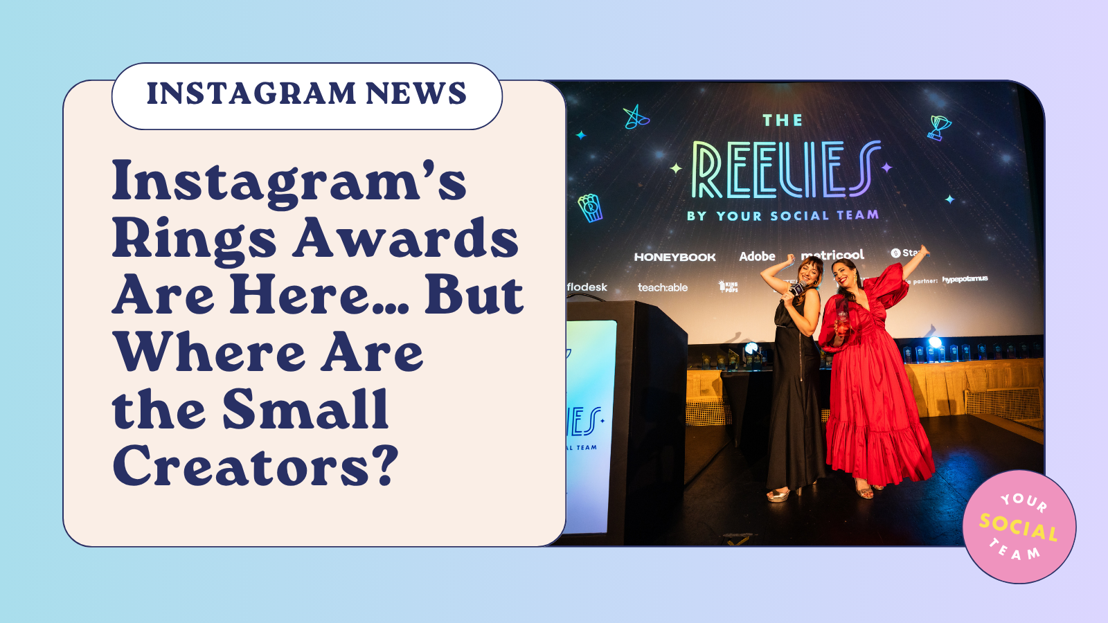 Instagram’s Rings Awards Are Here… But Where Are the Small Creators ...