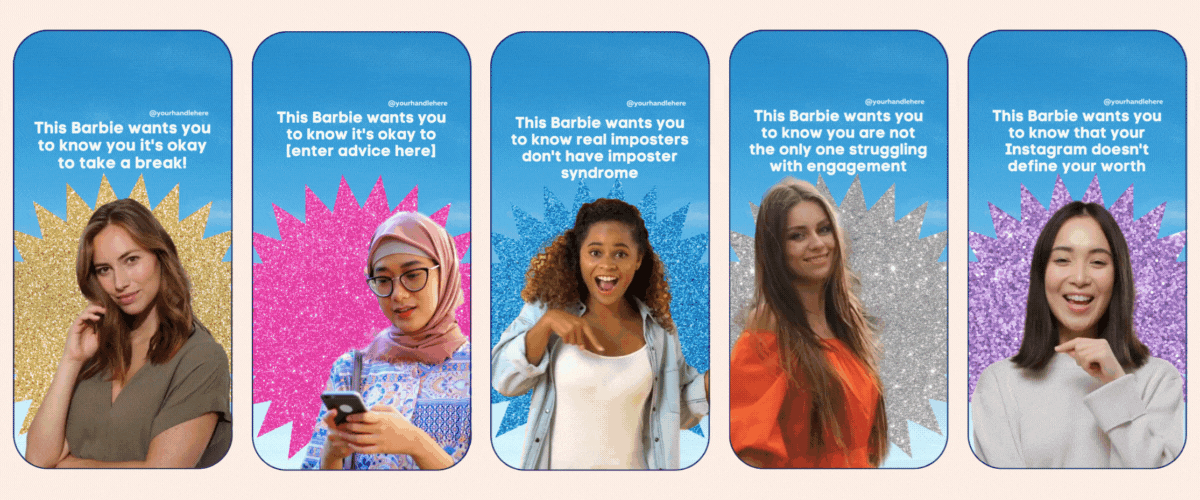 How to Create Barbie-Inspired Social Media Content (Free Canva ...