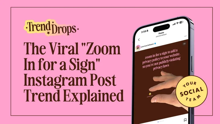 The Viral "Zoom In for a Sign" Instagram Post Trend Explained (With ...