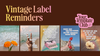 Vintage Label Reminders — Your Social Team