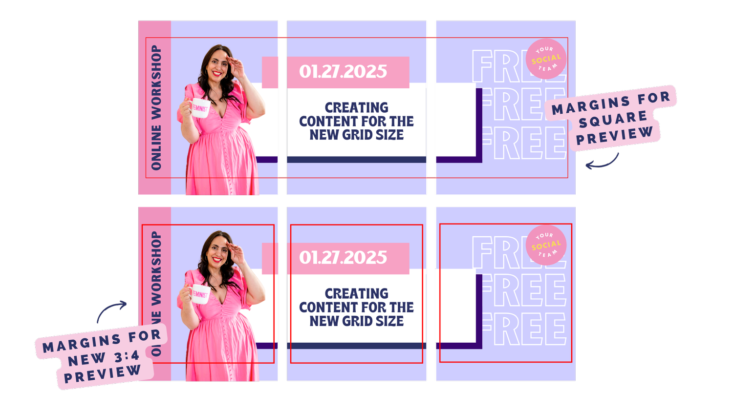 How to Create a Profile Banner for Instagram (2025 Instagram Grid Size ...