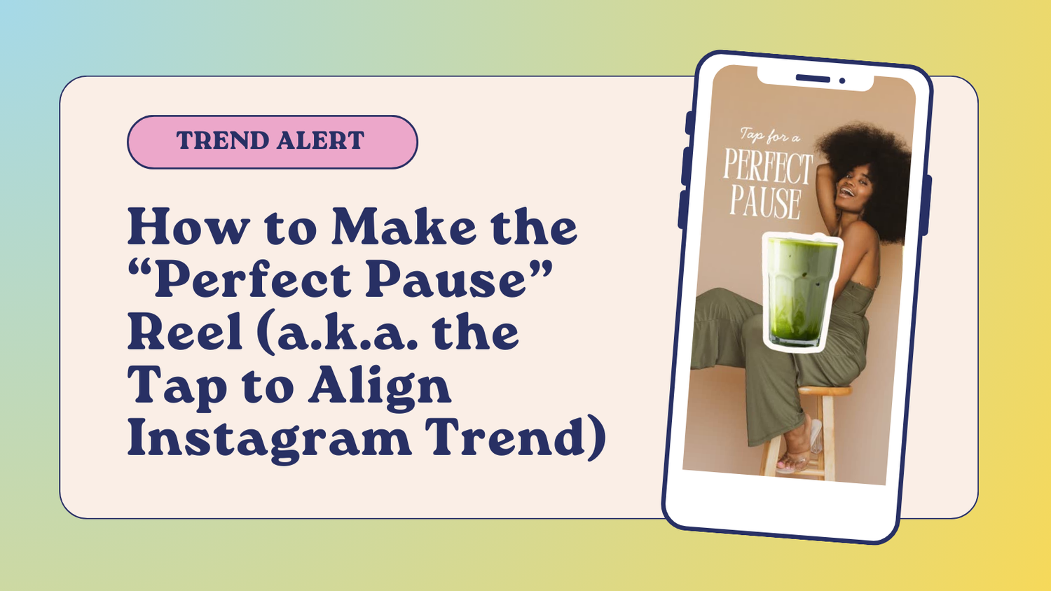 How to Make the “Perfect Pause” Reel (a.k.a. the Tap to Align Instagram ...