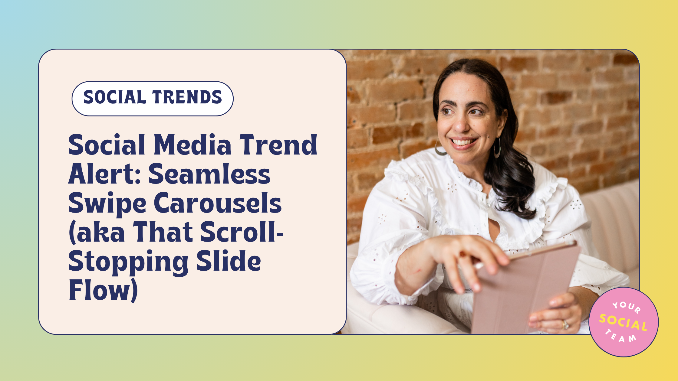 Social Media Trend Alert: Seamless Swipe Carousels (aka That Scroll ...