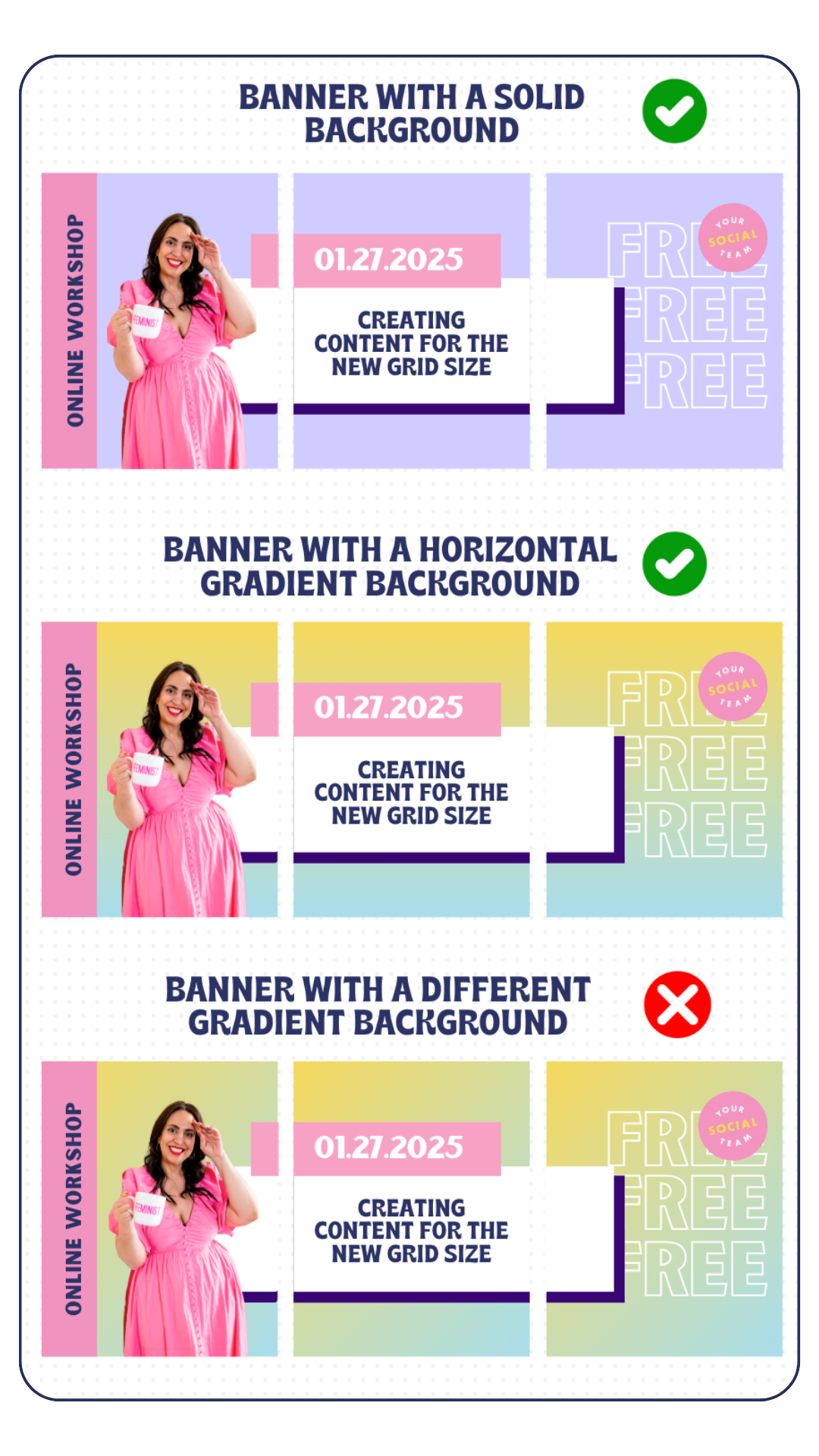 Instagram's New Grid Size: How to Create Puzzles, Split Images, and Grid Posts — Your Social Team