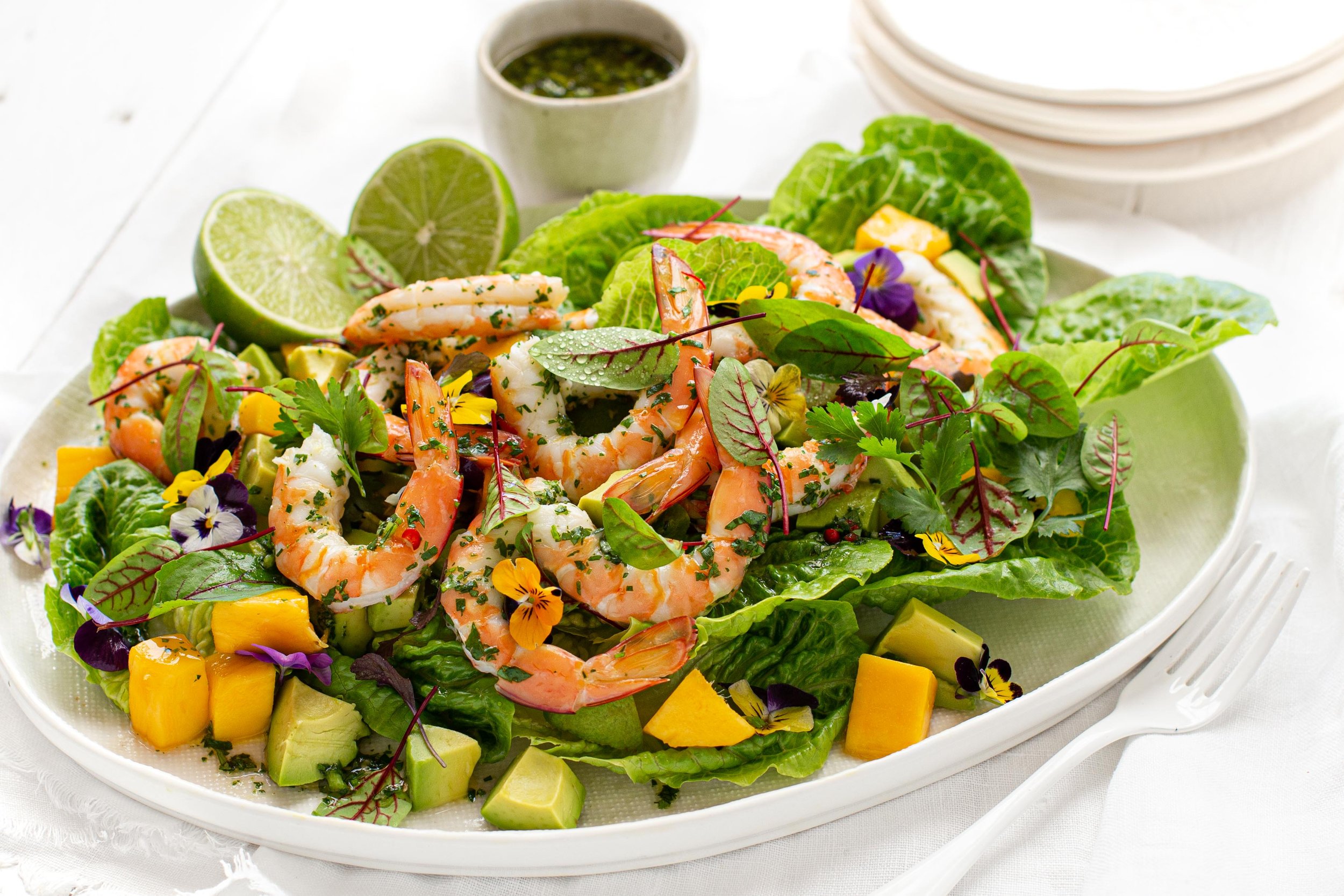 South Australian Prawn Salad with Avocado & Mango — Angelakis Bros