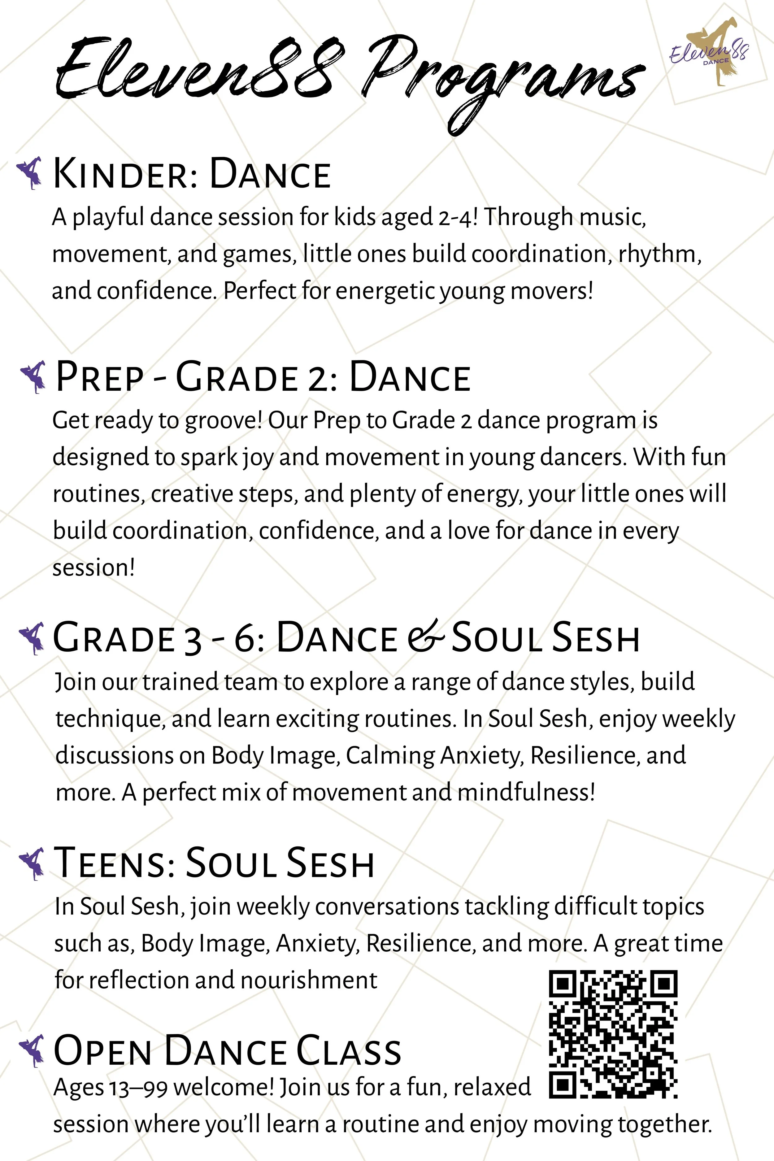 Eleven88 Programs — Eleven88 Dance
