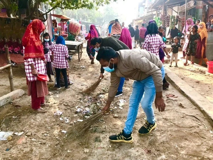 Mobilisation à Dhaka pour un grand nettoyage — We Act for Kids