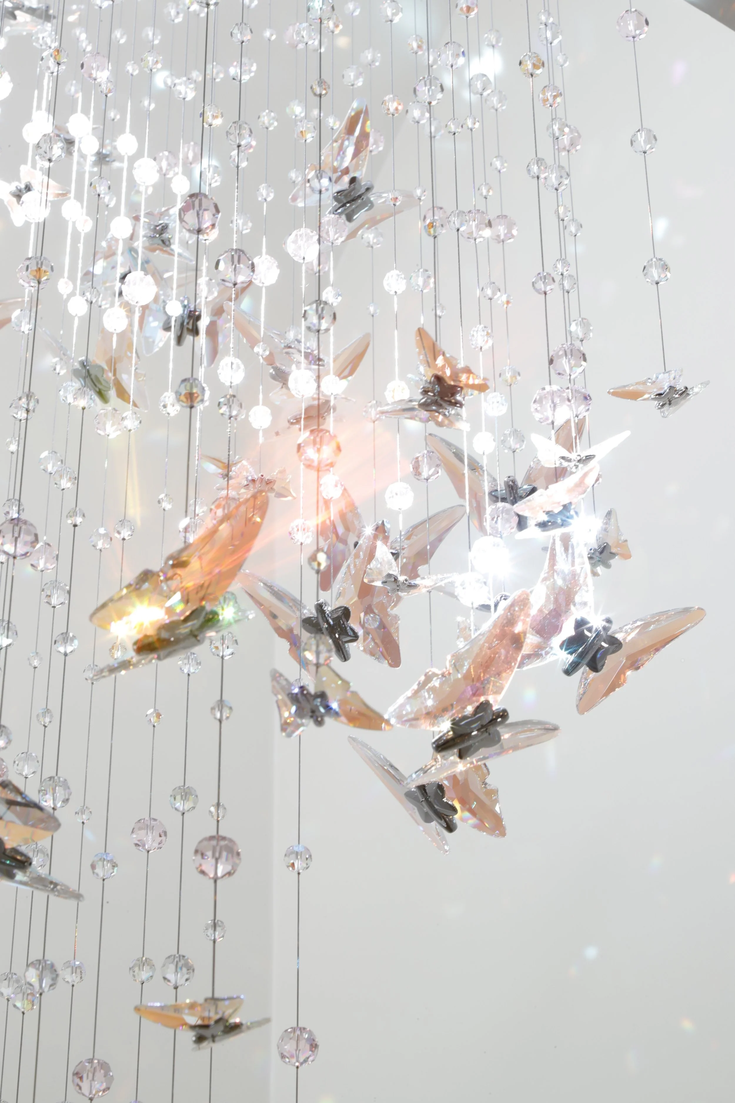 Spectrum | Crystal Lighting for Staircase - Butterfly - Project Damme