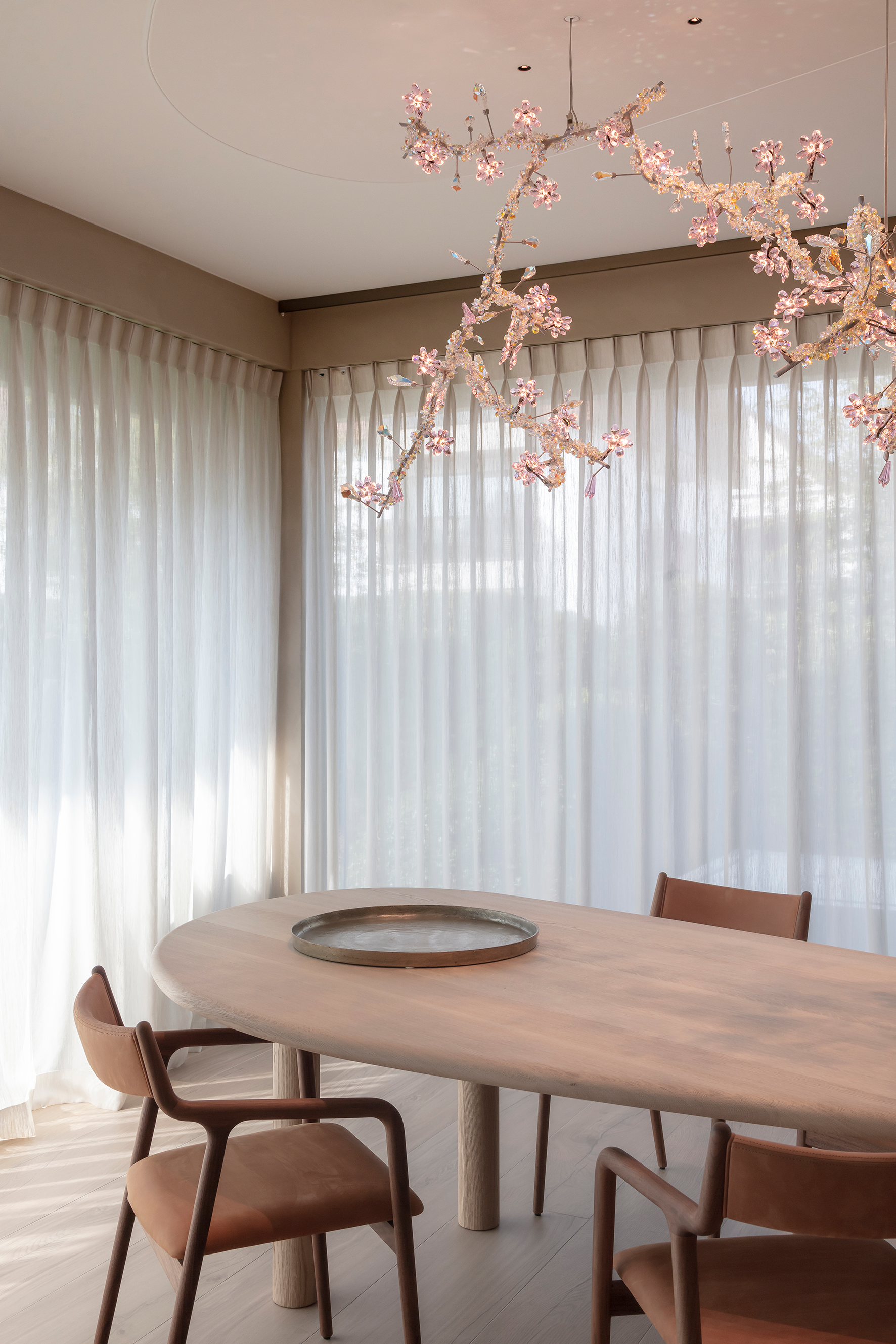 Spectrum | Crystal Lighting for Dining room - Blossom - Project Knokke
