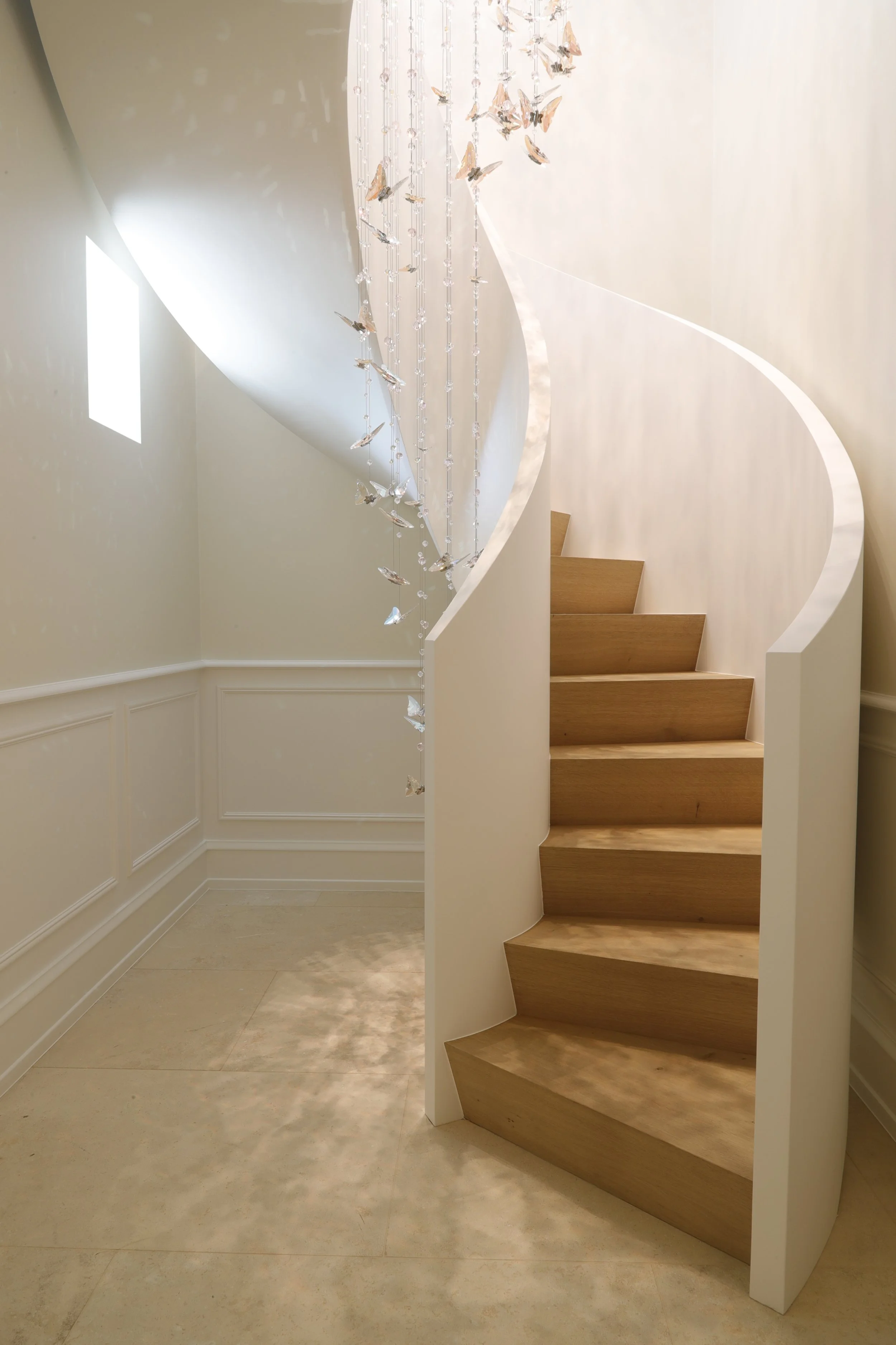 Spectrum | Crystal Lighting for Staircase - Butterfly - Project Damme