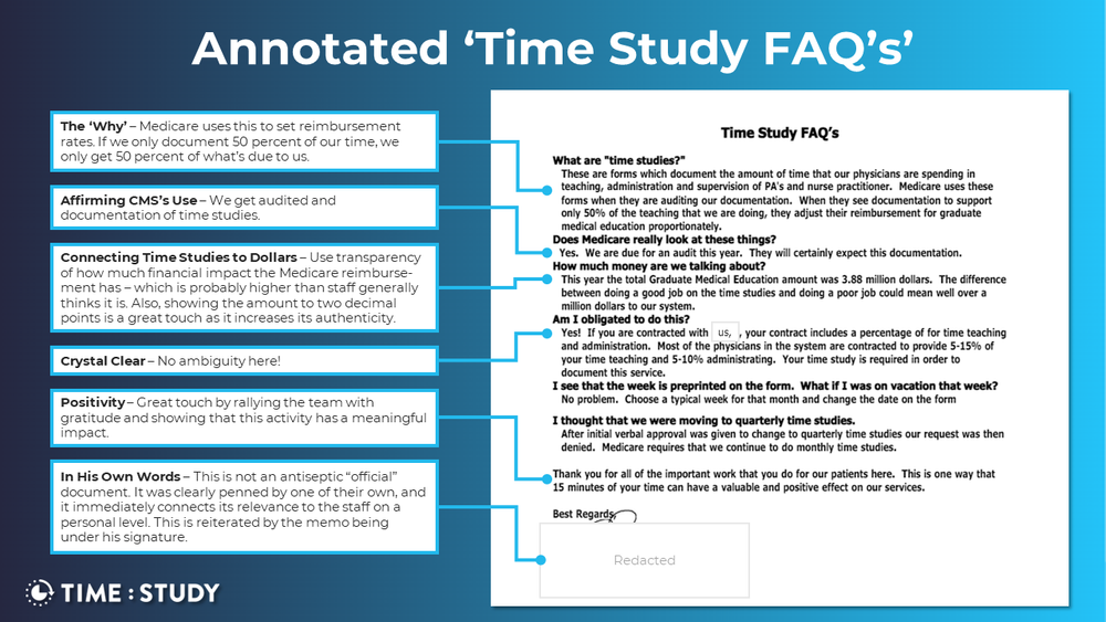 Calif. Medical Director Shares ‘Time Study FAQ’s' Used To Educate Staff ...