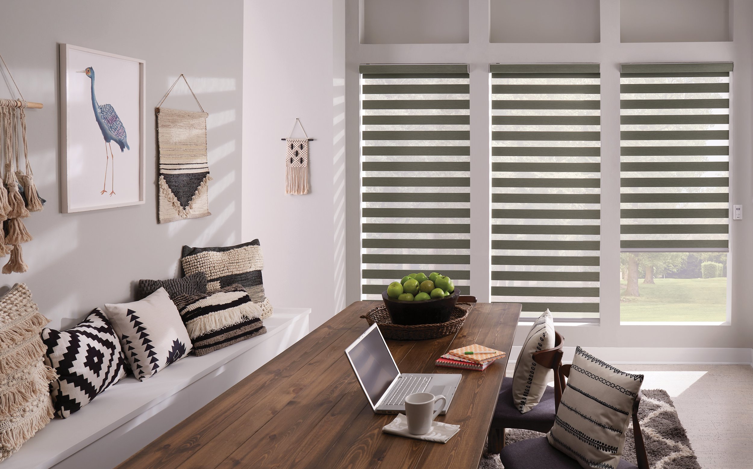 Layered Shades - Rockwood Shutters