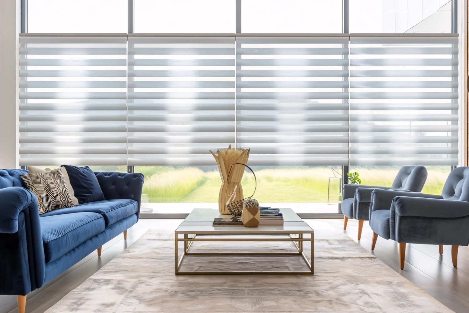 Custom Layered Shades | Modern Light Control by Rockwood Shutters ...