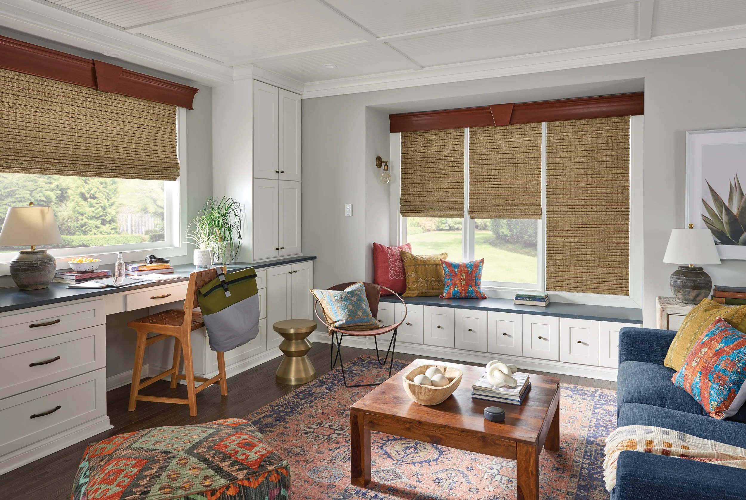 Natural Woven Shades | Eco-Chic Window Treatments by Rockwood Shutters ...