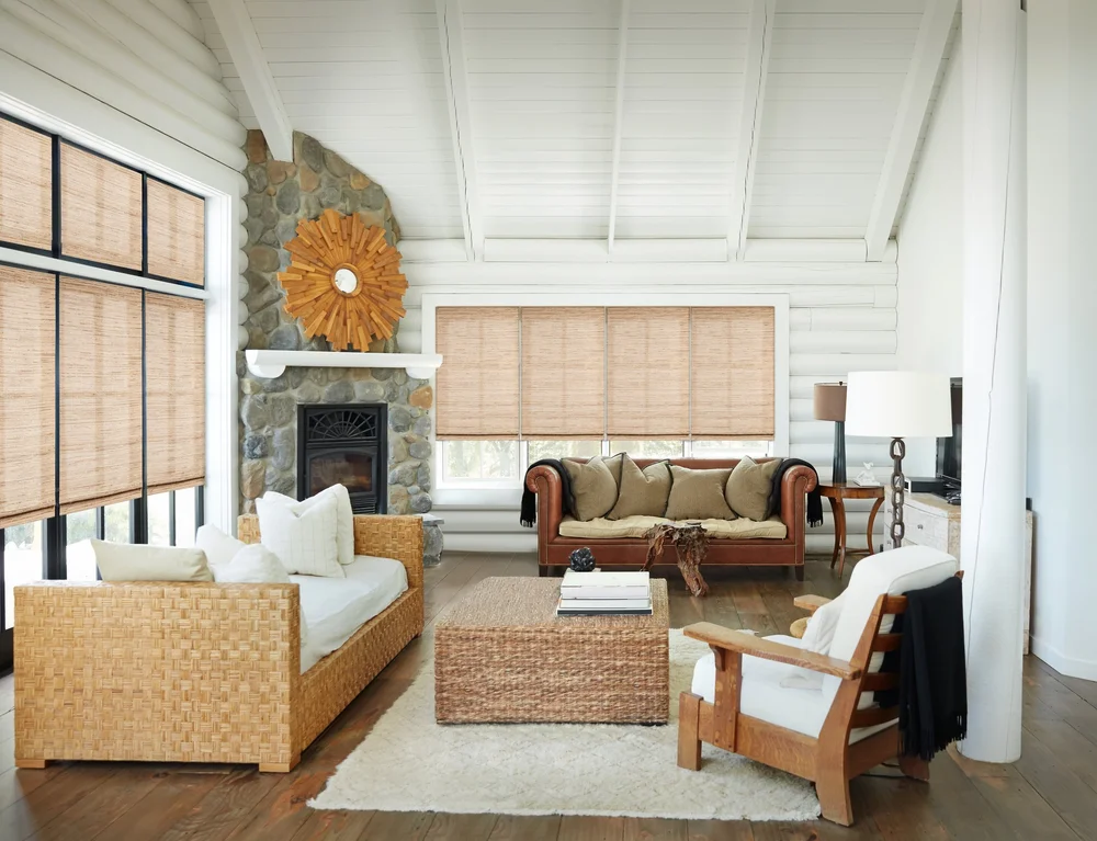 Natural Woven Shades | Eco-Chic Window Treatments by Rockwood Shutters ...