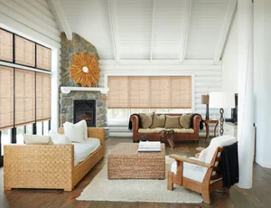 Natural Woven Shades | Eco-Chic Window Treatments by Rockwood Shutters ...