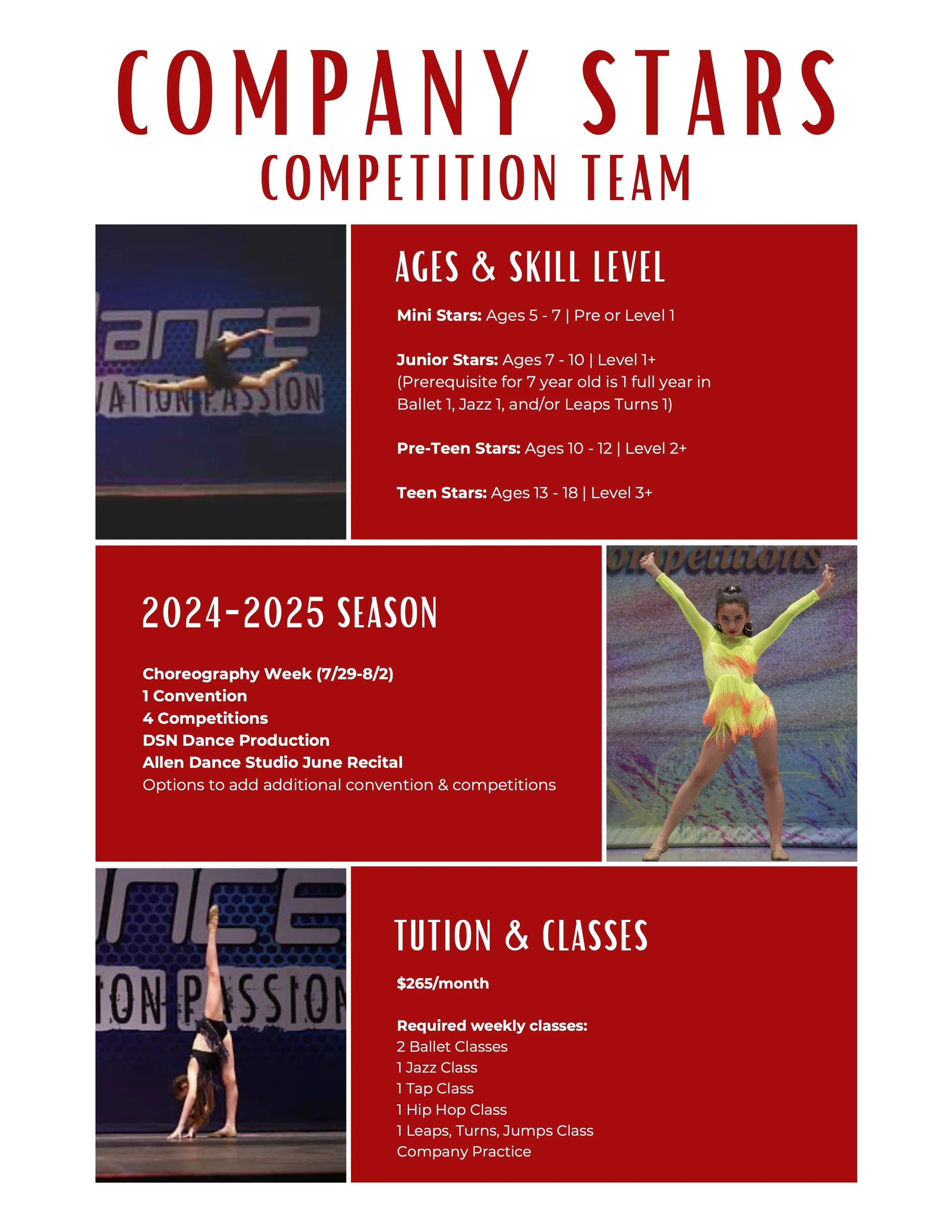 Competitive Company — Allen Dance Studio