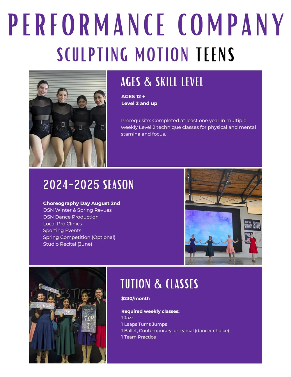 Performance Company — Allen Dance Studio