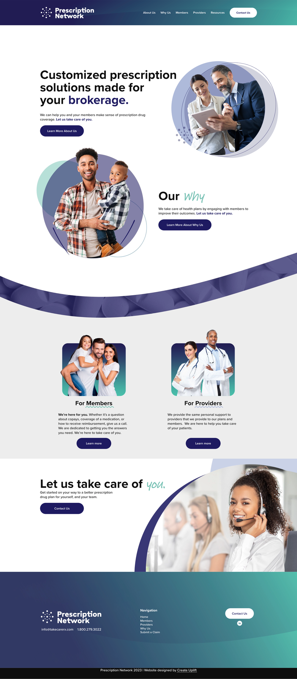 Prescription Network — Create Uplift | Web Development