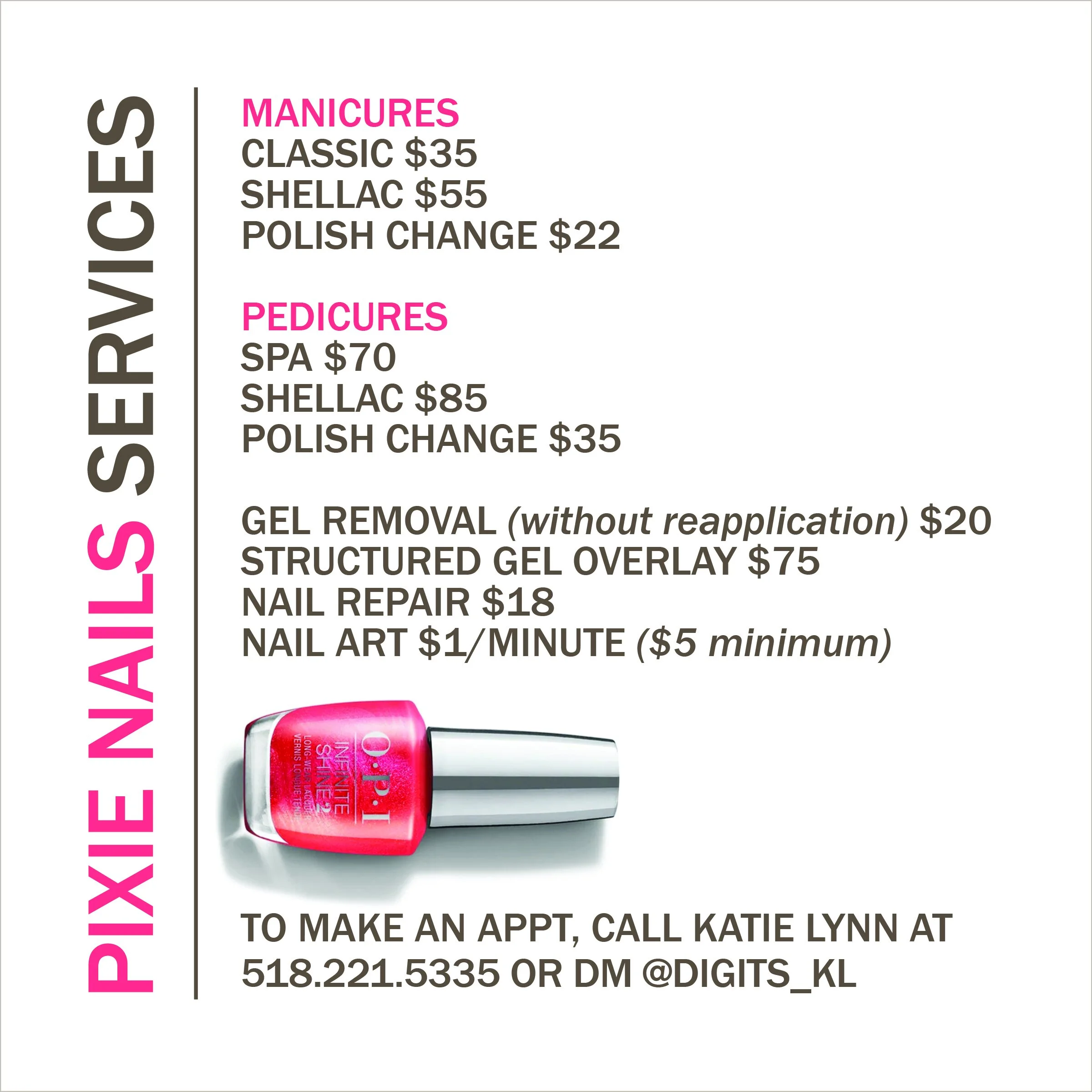 Services — Pixie Salon