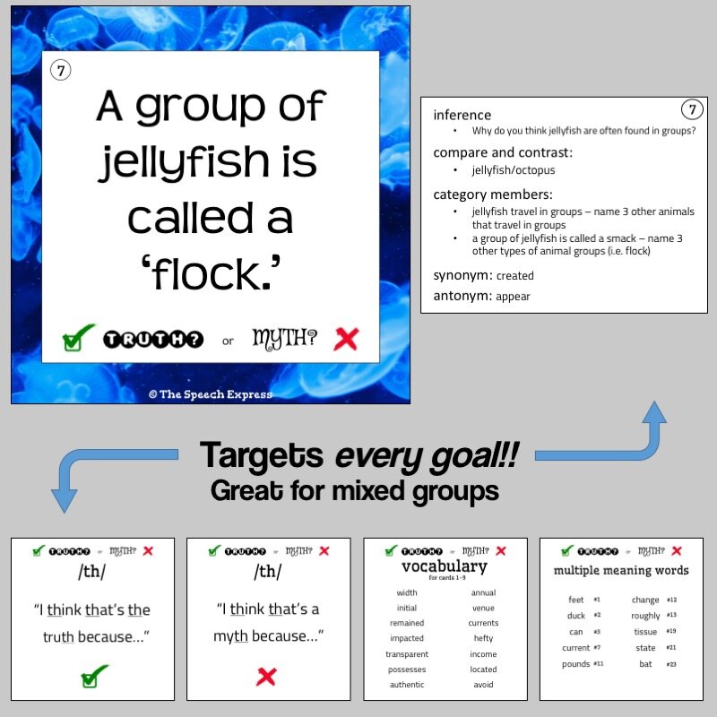 Truth or Myth Winter Mini Set: An Activity for Mixed Speech and ...