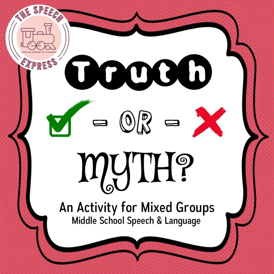 Truth or Myth Fall Mini Set: An Activity for Mixed Speech and Language ...