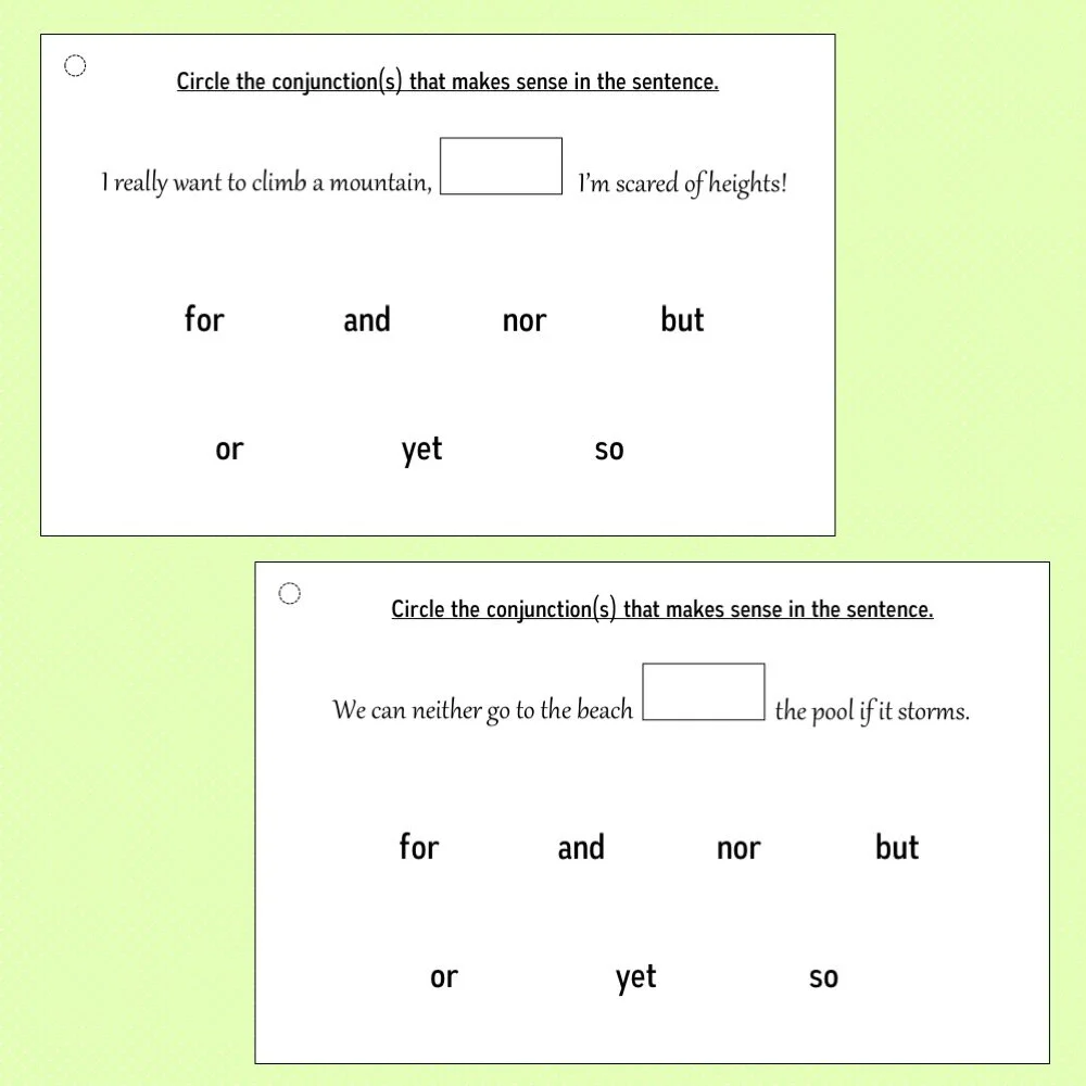 Subordinating Conjunctions Unit — The Speech Express